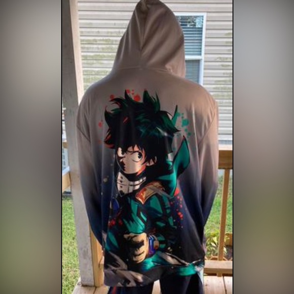 Jackets & Coats | Mha Hoodie My Hero Academia Boku No Hero Anime Men ...